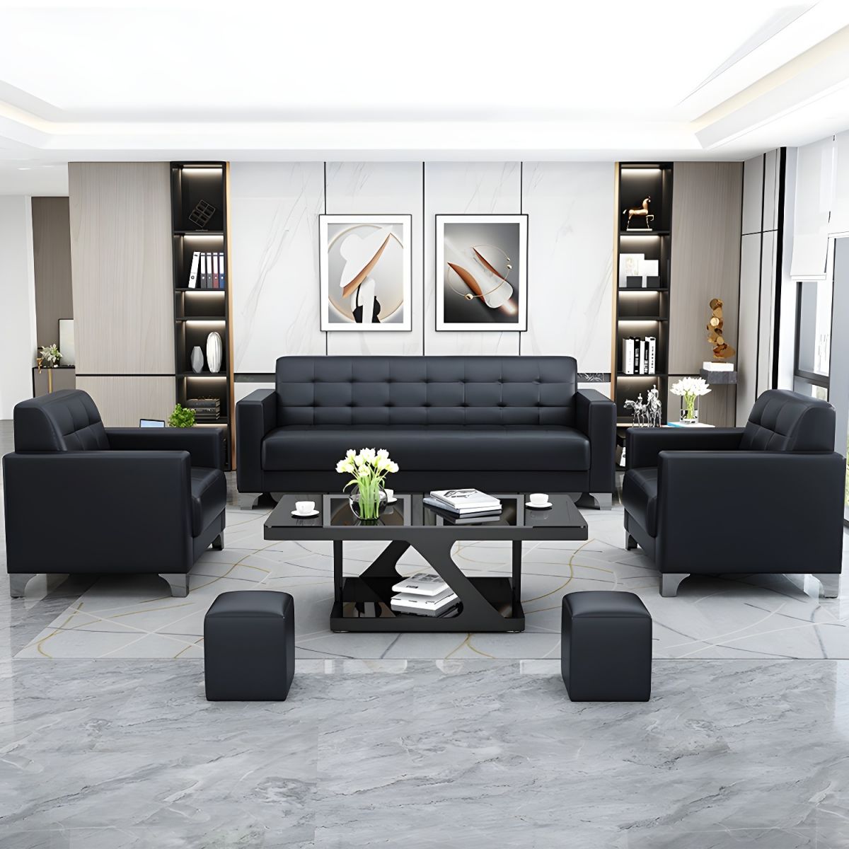 5-Seater Executive Office Sofa - Primo Shop - Classy furniture collections