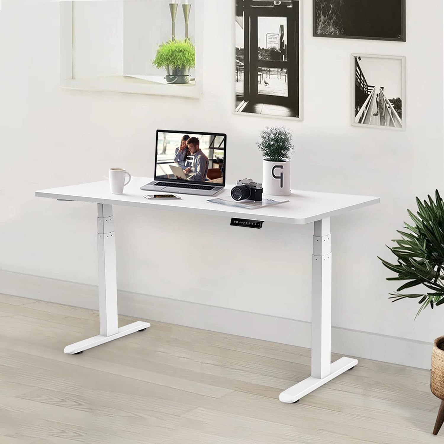 Home Office Workstation Stand up Electric Desk - Primo Shop - Tables