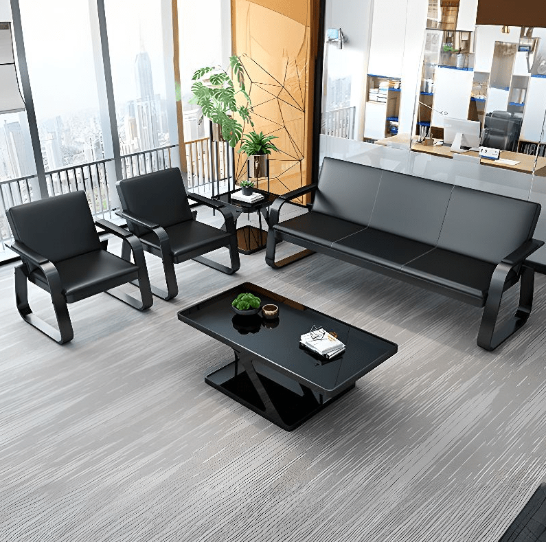 Sleek Office Sofa Set (5 Seater) - Primo Shop - Furniture Shop in Kenya