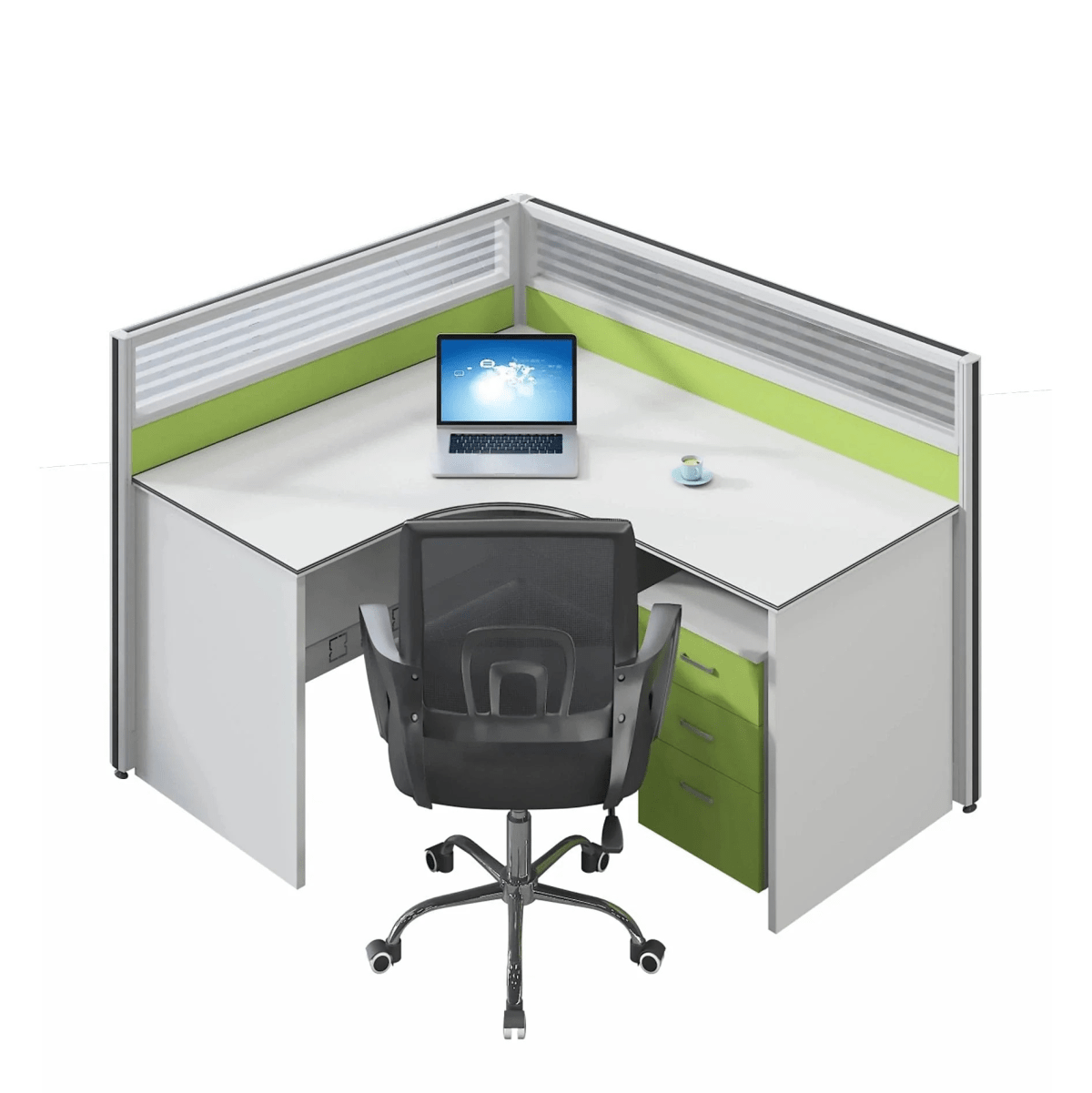 Curved Quad Office Workstation - Primo Shop - Furniture Shop in Kenya