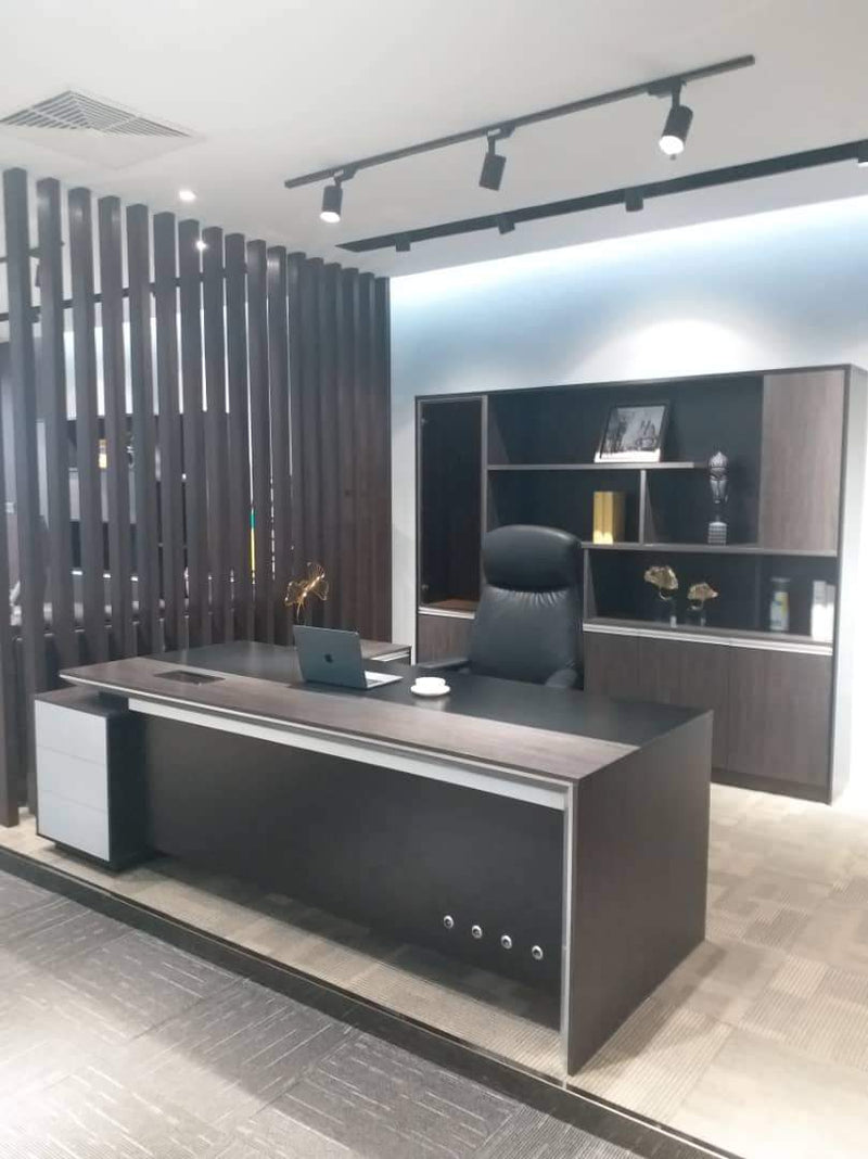 Sleek Boss Office Desk(2M) - Primo Shop - Furniture Shop in Kenya