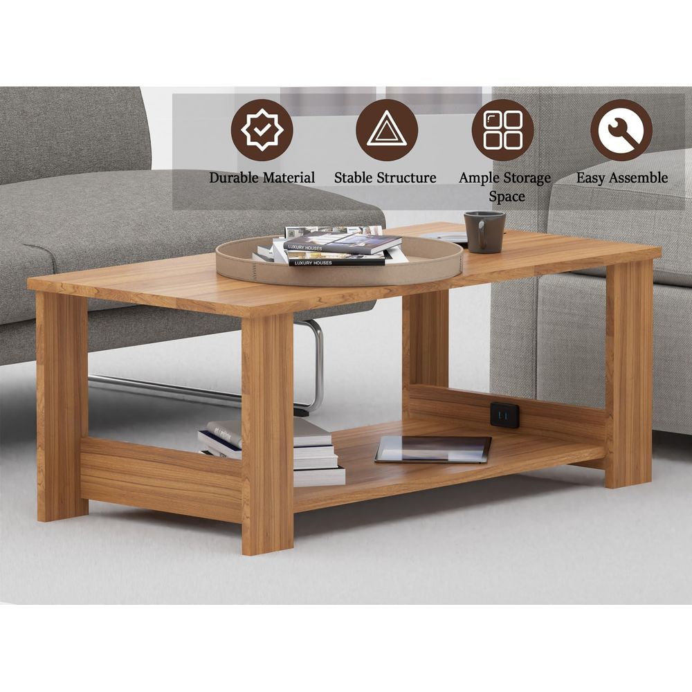 Smooth Mahogany Coffee Table - Primo Shop - Furniture Shop in Kenya