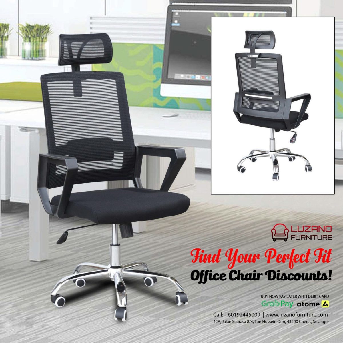 Lumbar Support Office Chair - Primo Shop - Furniture Shop in Kenya
