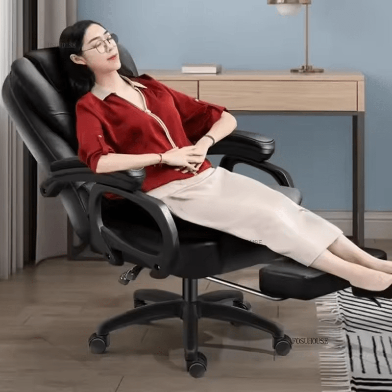 Puffy Leather Office Chair - Primo Shop - Furniture Shop in Kenya