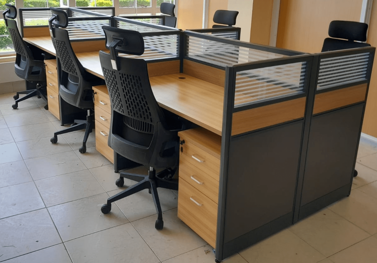 Four Panels Office Workstation - Primo Shop - Furniture Shop in Kenya