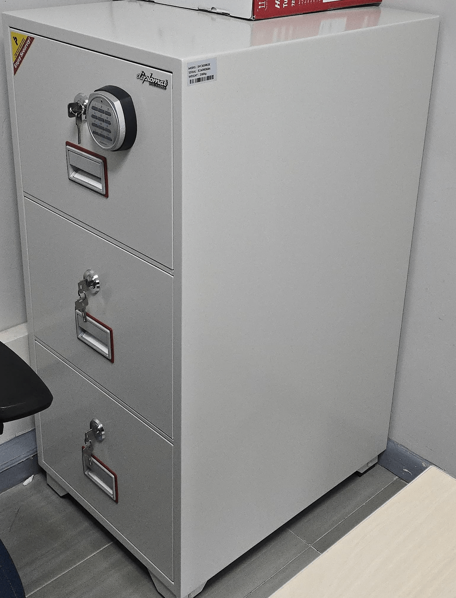 Topsec 3Drawer Fireproof Safe - Primo Shop - Furniture Shop in Kenya