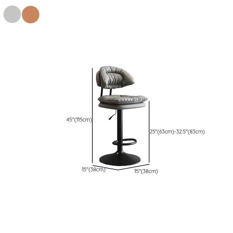 Adjustable Leather Bar Stool - Primo Shop Furniture Shop in Kenya