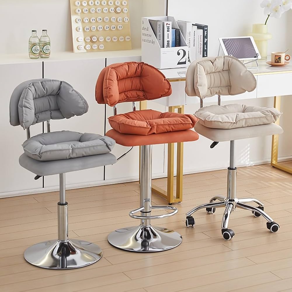 Adjustable Leather Bar Stool - Primo Shop Furniture Shop in Kenya
