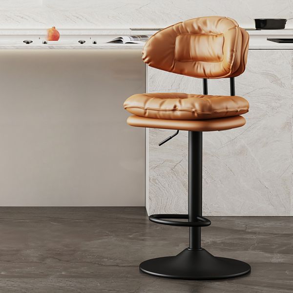 Adjustable Leather Bar Stool - Primo Shop Furniture Shop in Kenya
