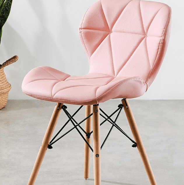 Pink Eames Leather Padded Home Chair - Primo Shop Furniture Shop in Kenya