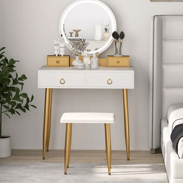 Elegant Makeup Table With LED Lights - Primo Shop Furniture Shop in Kenya
