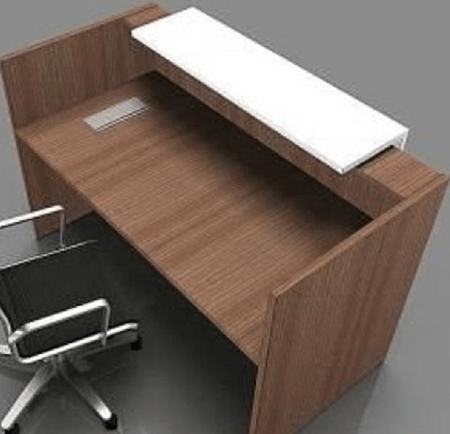 1.8 Meters Wooden Reception Desk - Primo Shop Furniture Shop in Kenya