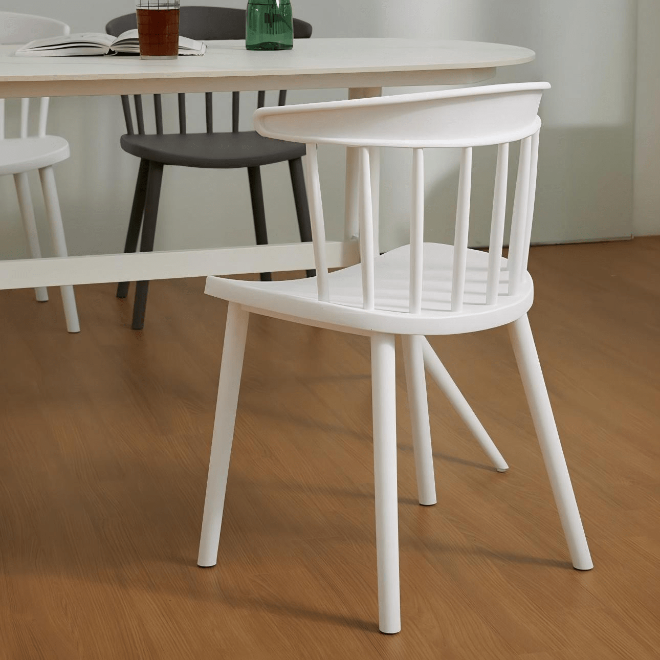 White Stackable Plastic Home Chair - Primo Shop Furniture Shop in Kenya